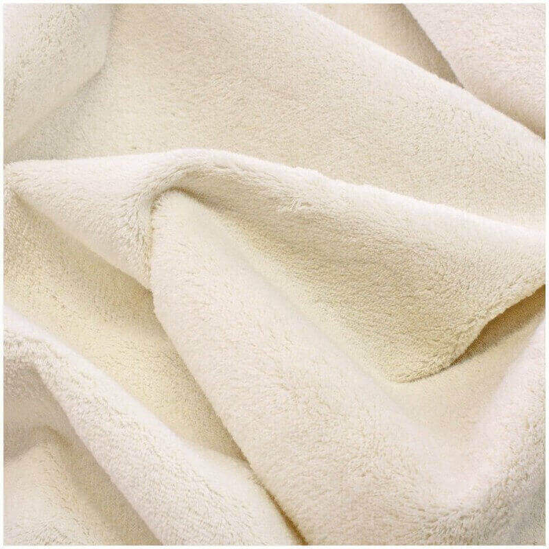 Stof per meter stoffen kleur Microvezel natuurlijk wit